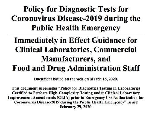 FDA Allows Distribution of COVID-19 Test Kit Before EUA FDA Allows Distribution of COVID-19 Test Kit Before EUA